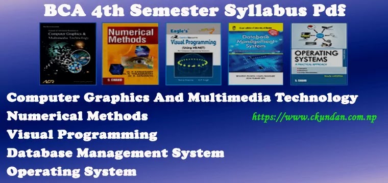 BCA 4th Semester Syllabus Pdf