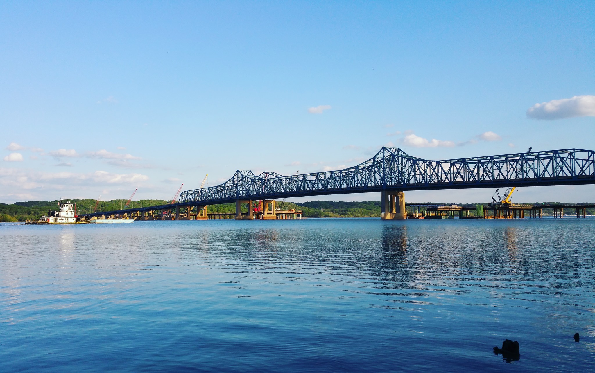 Industrial History: 1948+1982 I-24+US-150 McClugage Bridge over ...
