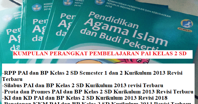 Kumpulan Perangkat Pembelajaran PAI dan BP Kelas 2 SD Kurikulum 2013 Revisi 2017 (2019/2020 ...