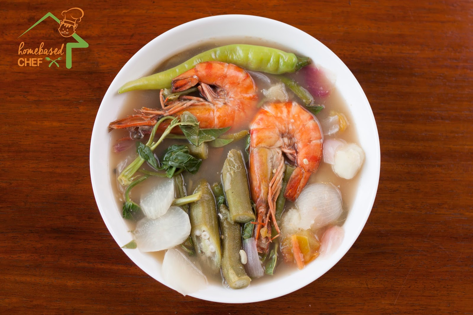 Sinigang na Sugpo (Prawns in Tamarind Soup)