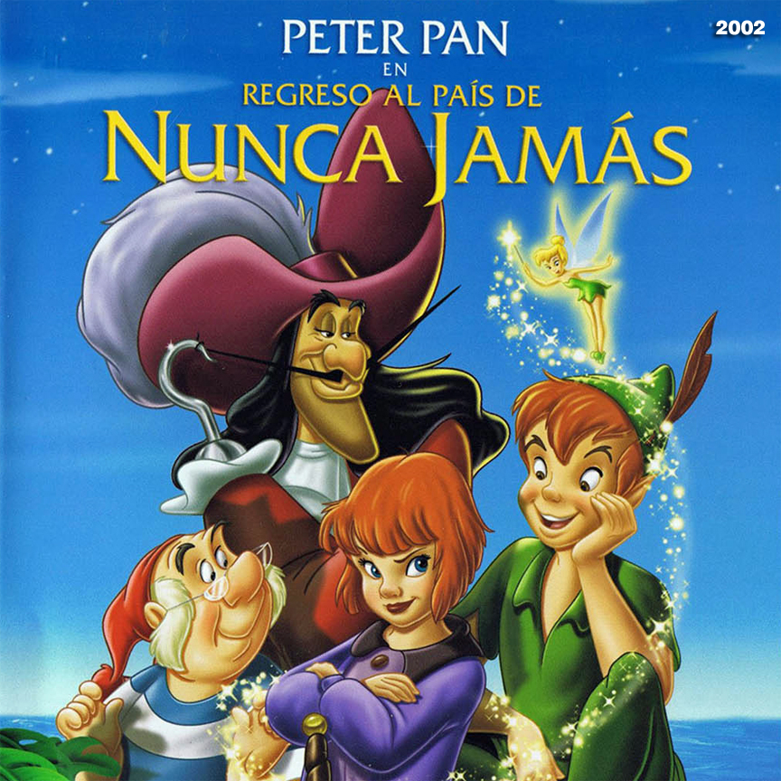 Caratulas de películas DVD para cajas CD: Peter Pan en Regreso al país de Nunca Jamás - [2002]