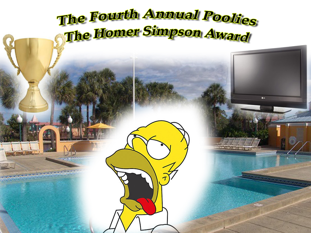 Quiet Pool Perspective: The Homer Simpson Award- Animated Character