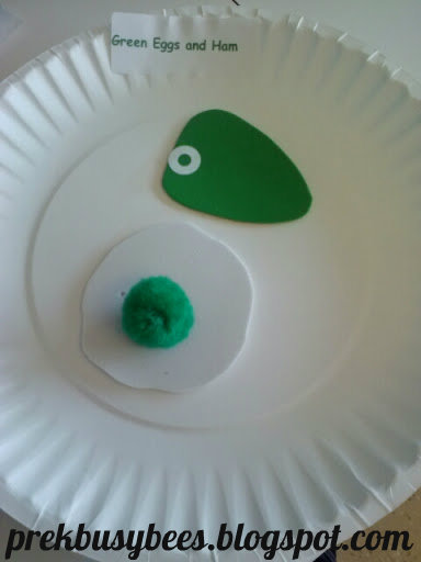 Pre-K Busy Bees: Green Eggs and Ham