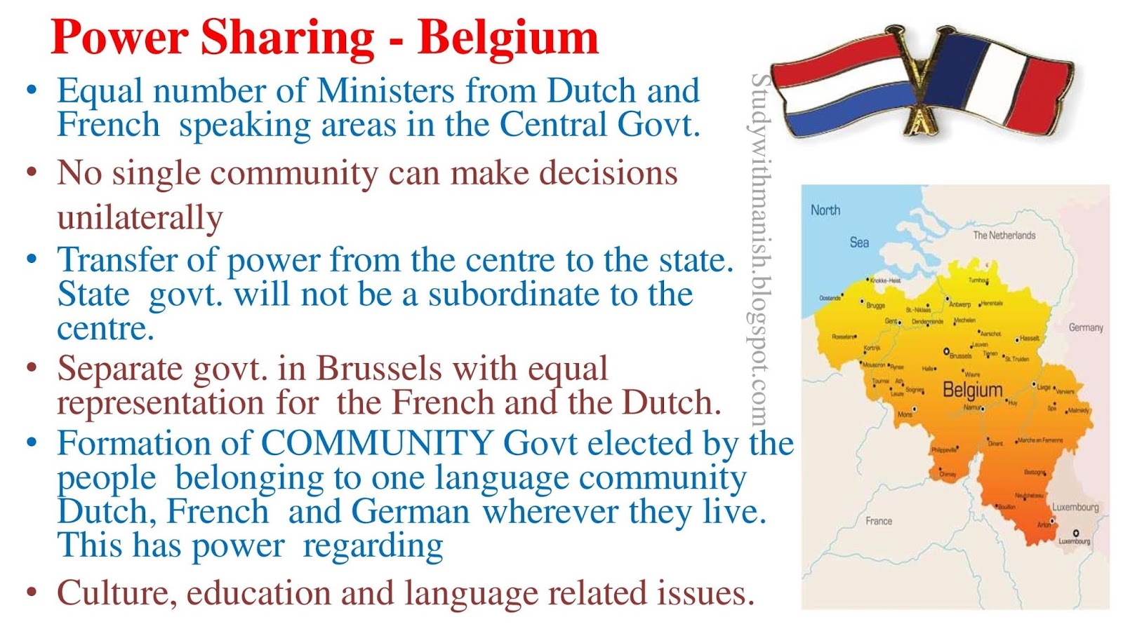 Power Sharing PPT Class-10th Political Science