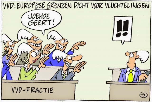 AartDekker: Cartoon (Nu.nl): VVD haalt Geert in...