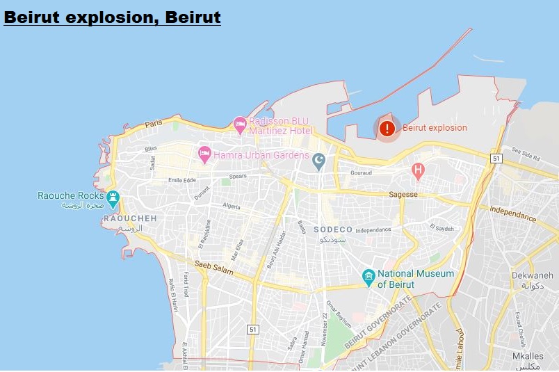 Virag's World : Beirut Explosion Lebonan