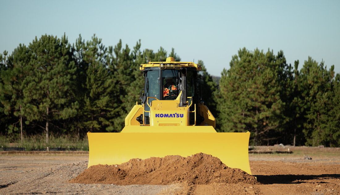 Komatsu’s D71-24 Dozer with Distinctive Slant Nose Design Offers ...