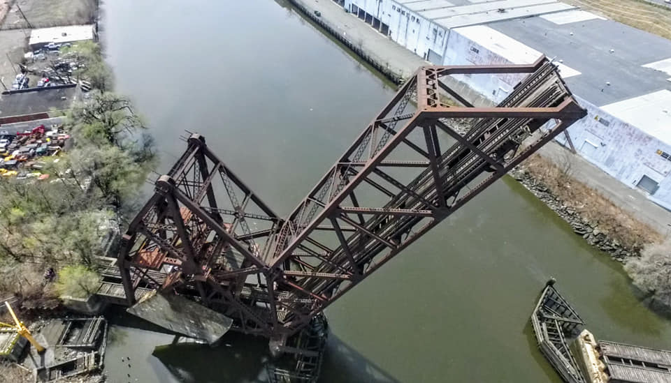 Industrial History: Erie's 1922-77 NX (Annie) Bridge over the Passaic River