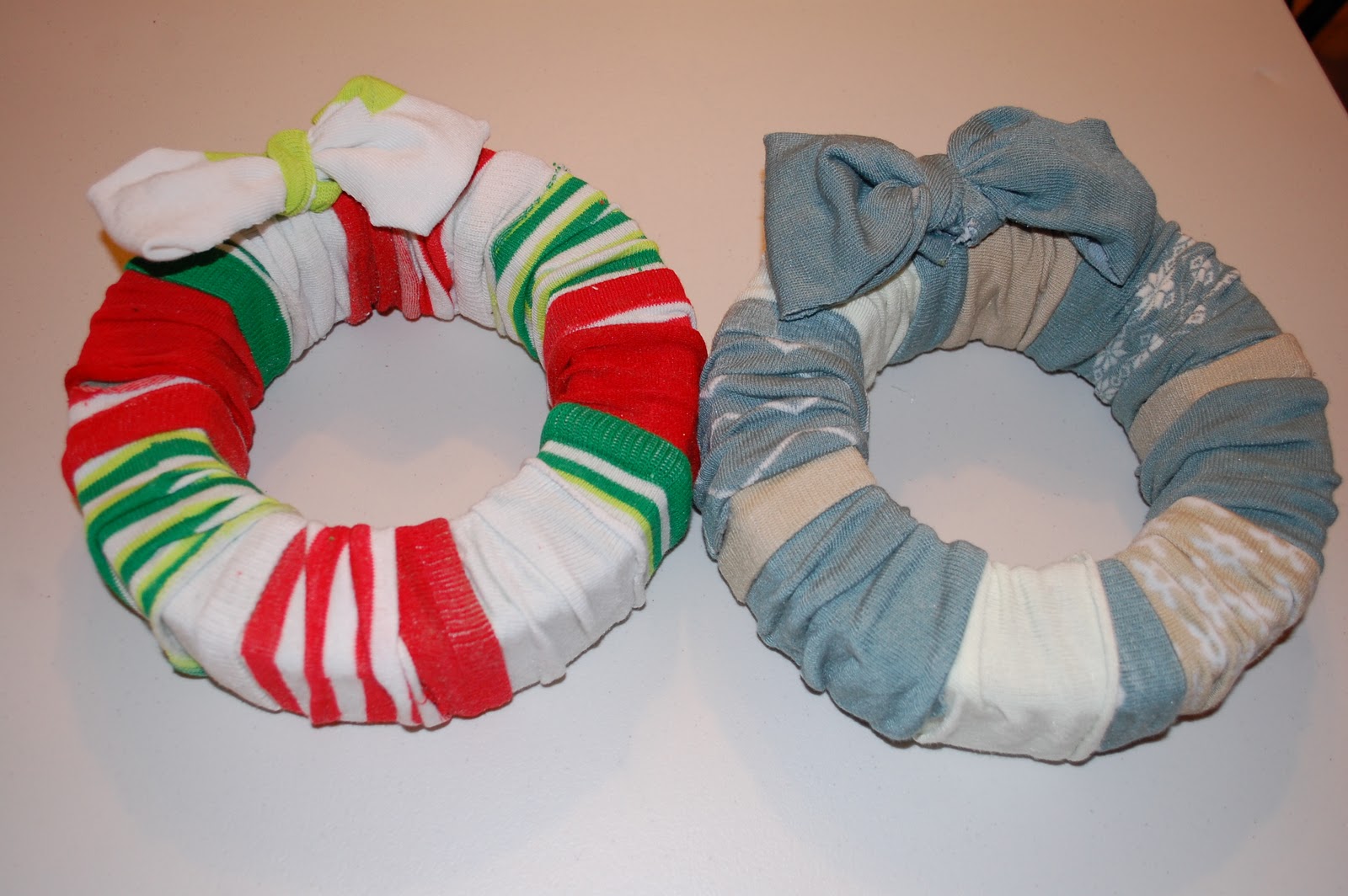 Baking in the Sabbatical Life: Sock Wreaths!