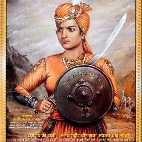 nakul rana: REMEMBERING THE WARRIOR QUEEN OF RAMGARH RANI AVANTI BAI ...