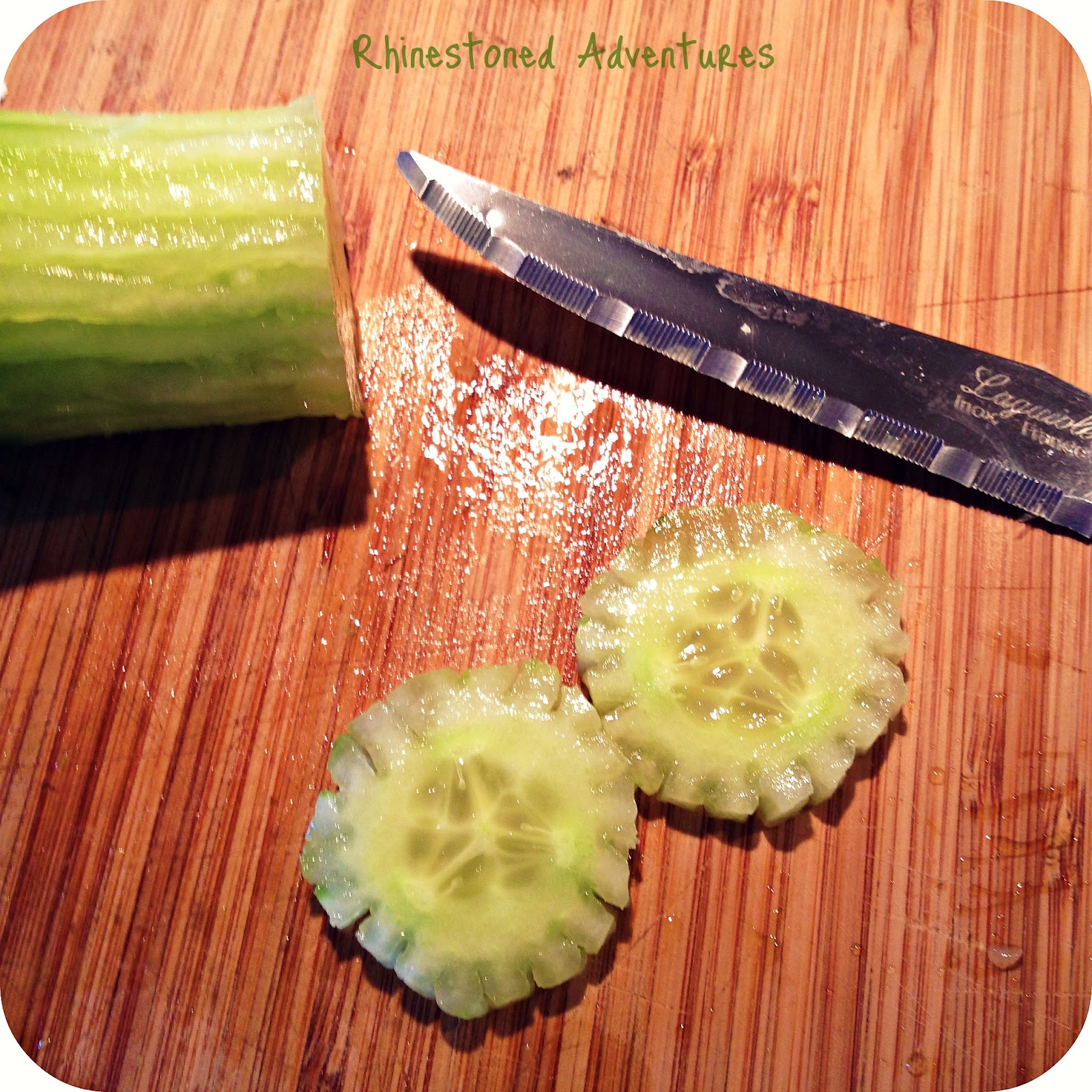 Rhinestoned Adventures: Cute Cukes!
