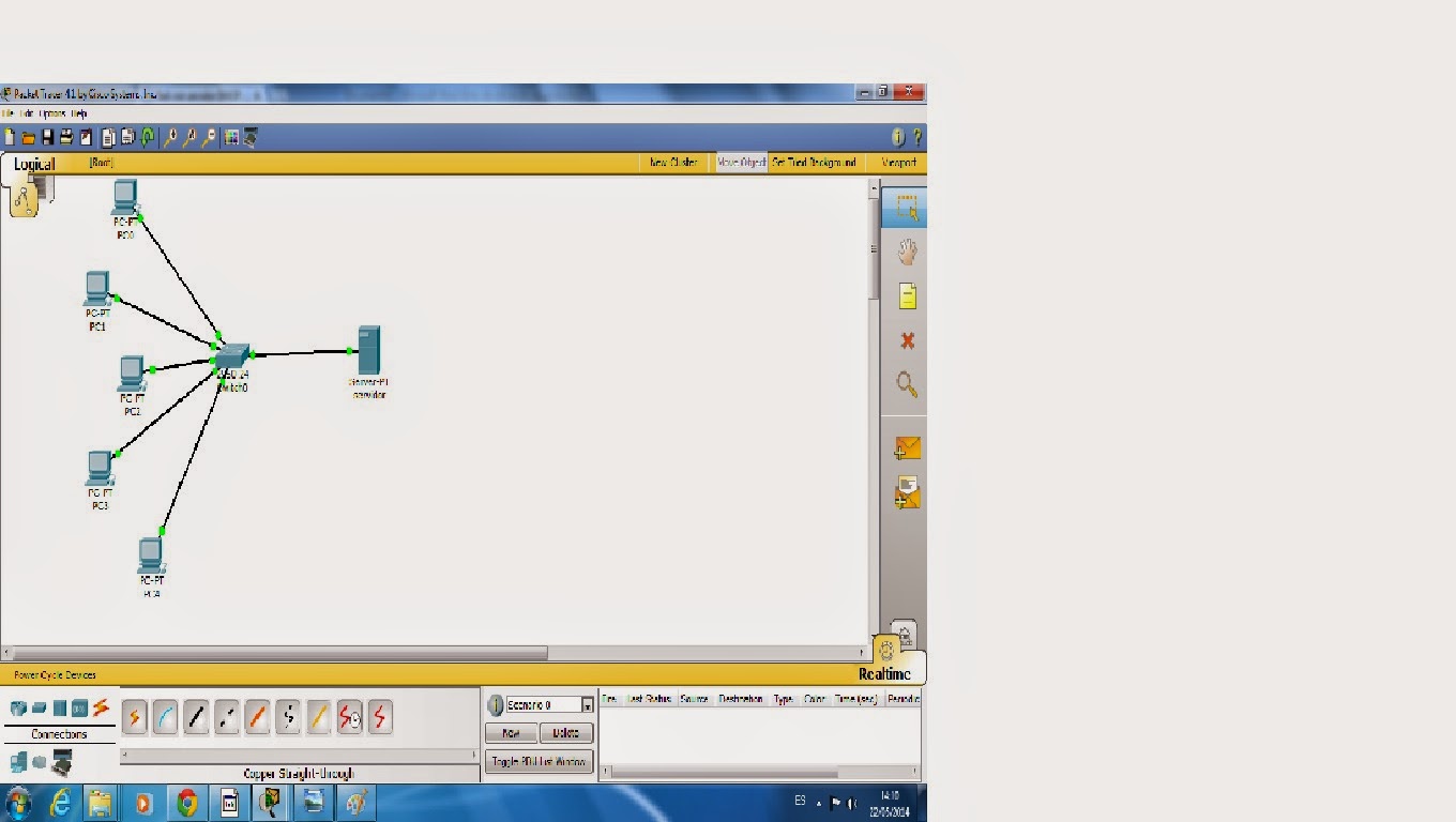 MEDIA TECNICA: EJERCICIOS DE SIMULACIÓN CON PACKET TRACER