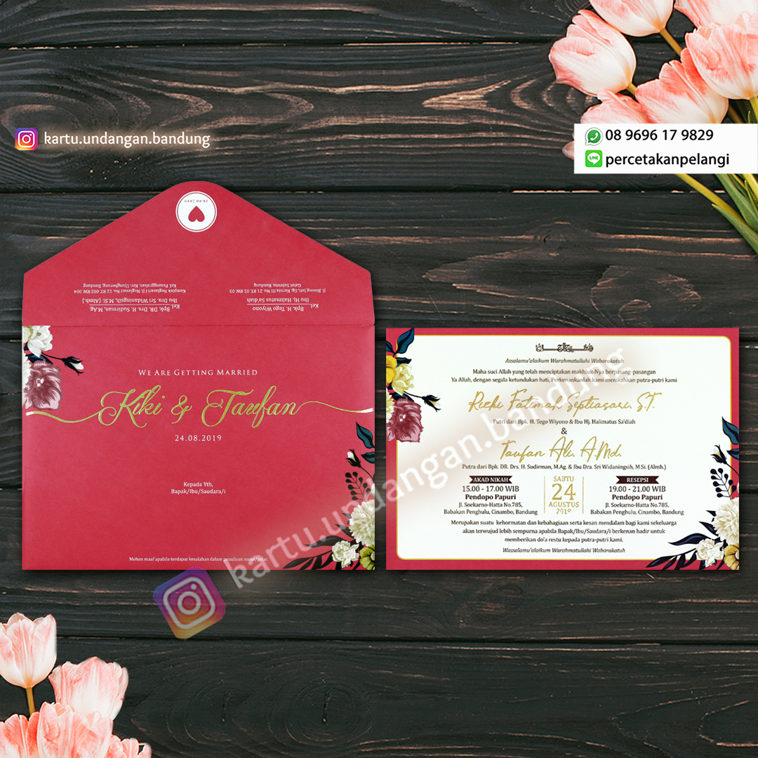 Kartu Undangan Pernikahan Unik