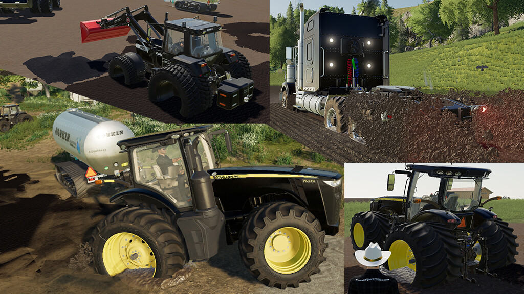 FS19 Real Mud 1.0.5.1 - FS 19 & 22 USA Mods Collection