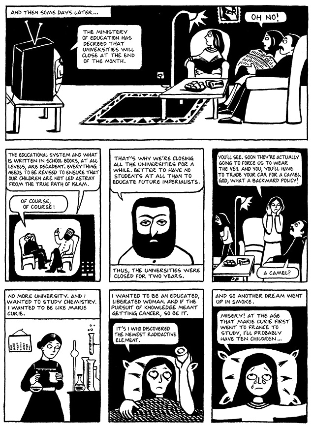 Read Persepolis 1, Section 10: The Trip, Page 71