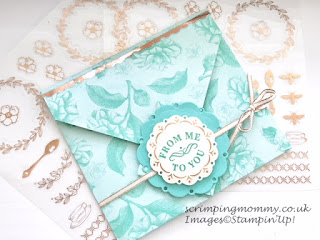 scrimpingmommy: One sheet wonder envelope card..