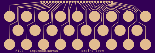 Arduino Enigma Machine Simulator : Enigma Simulator Fully Routed.