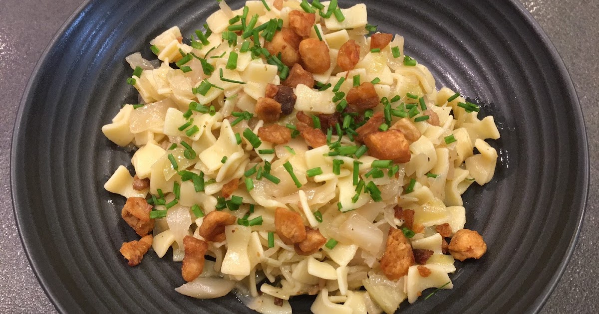 bierkraut - fleckerl mit grammeln