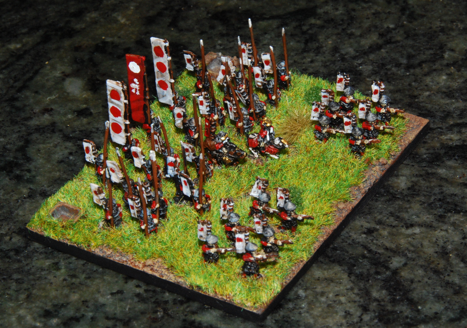 Lord Ashram's House of War: Three clans of 6mm samurai done!