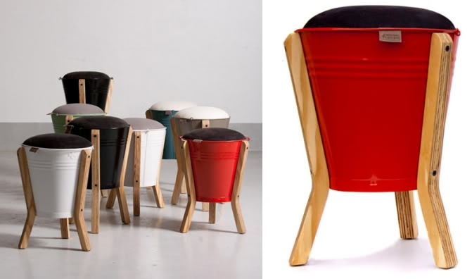 How to Recycle: Interesting Recycled Stool Chair