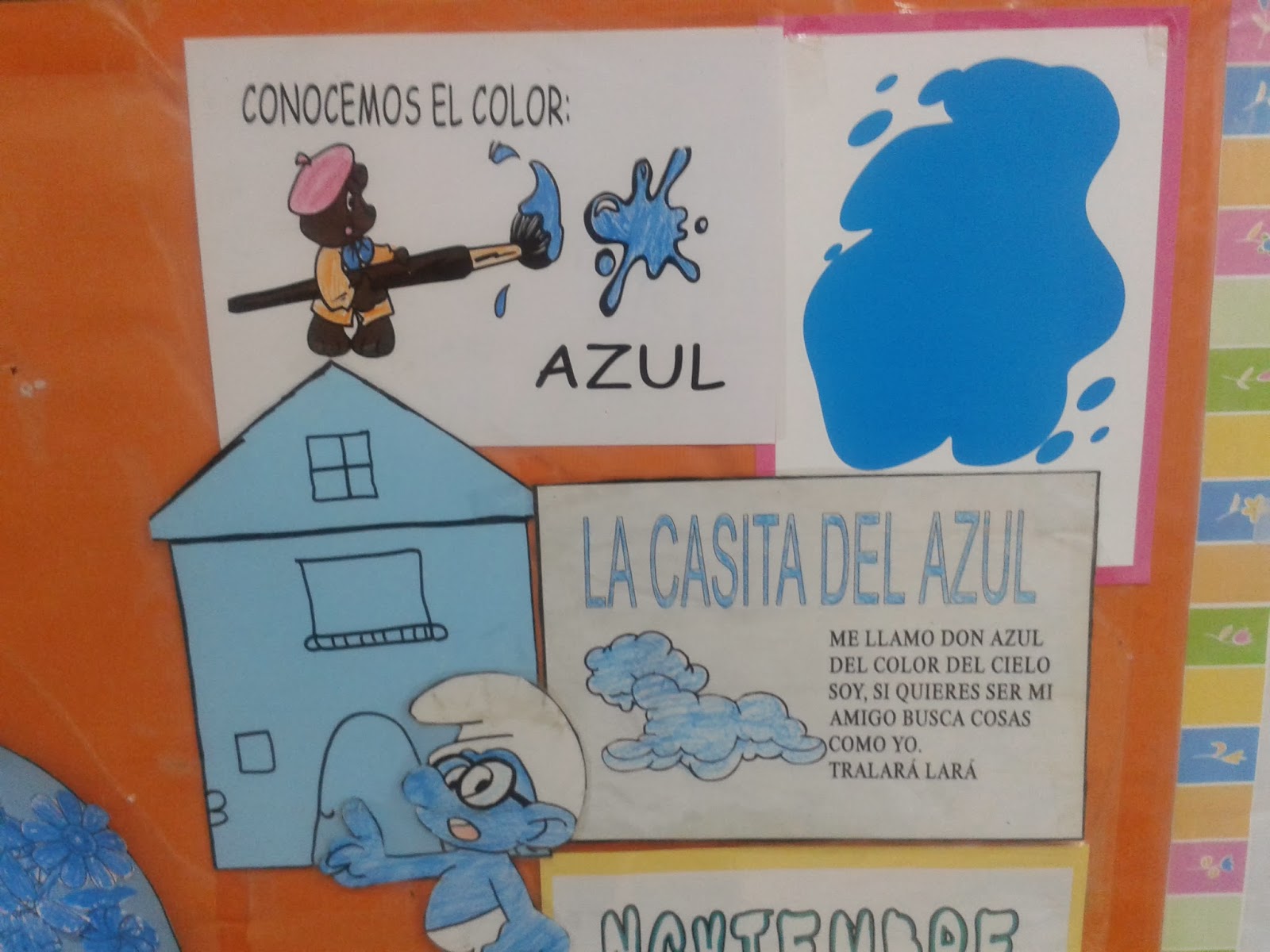 El aula de Trini: Color Azul