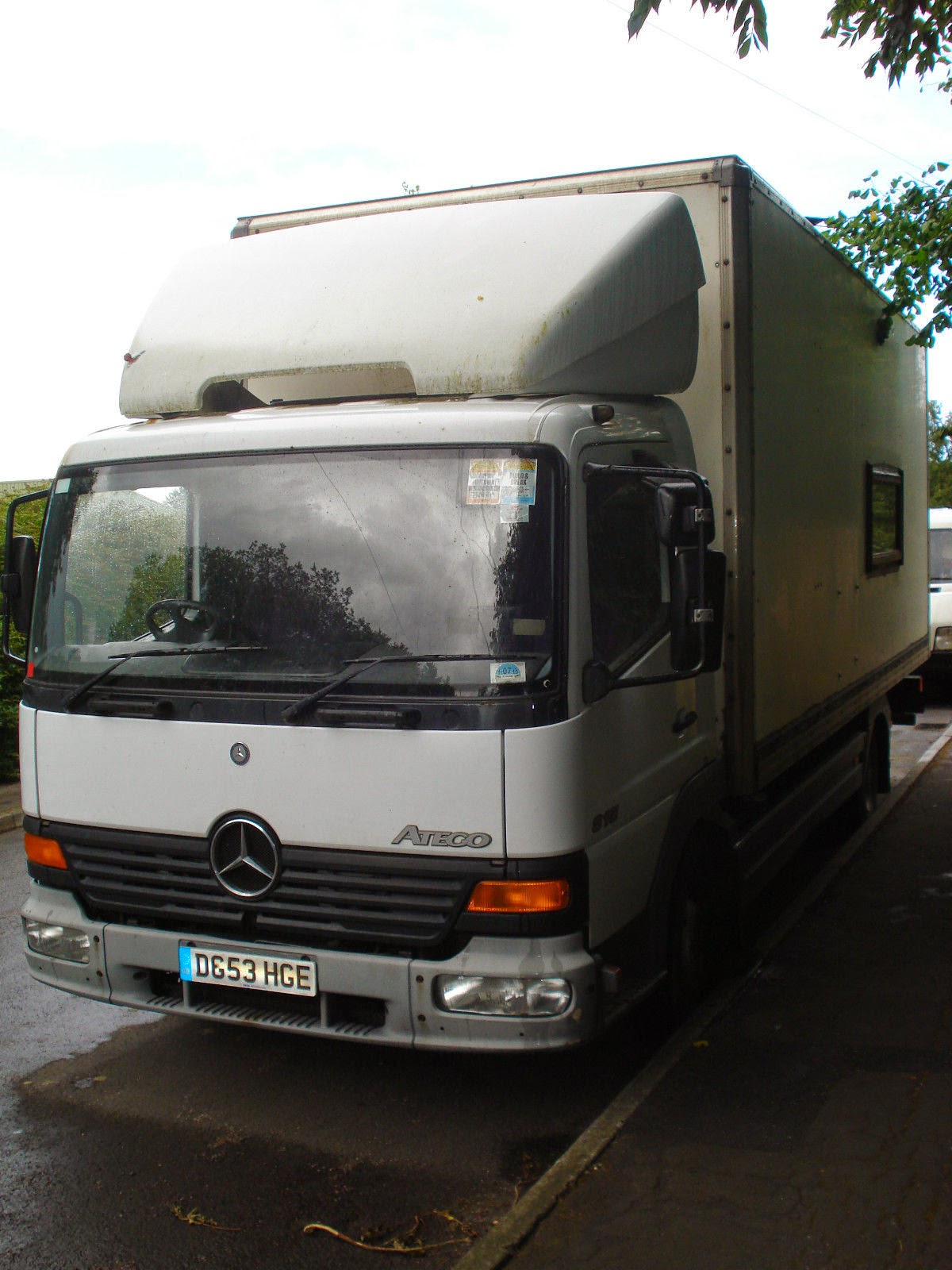 My Red Van: Mercedes Box Van 'Camper'