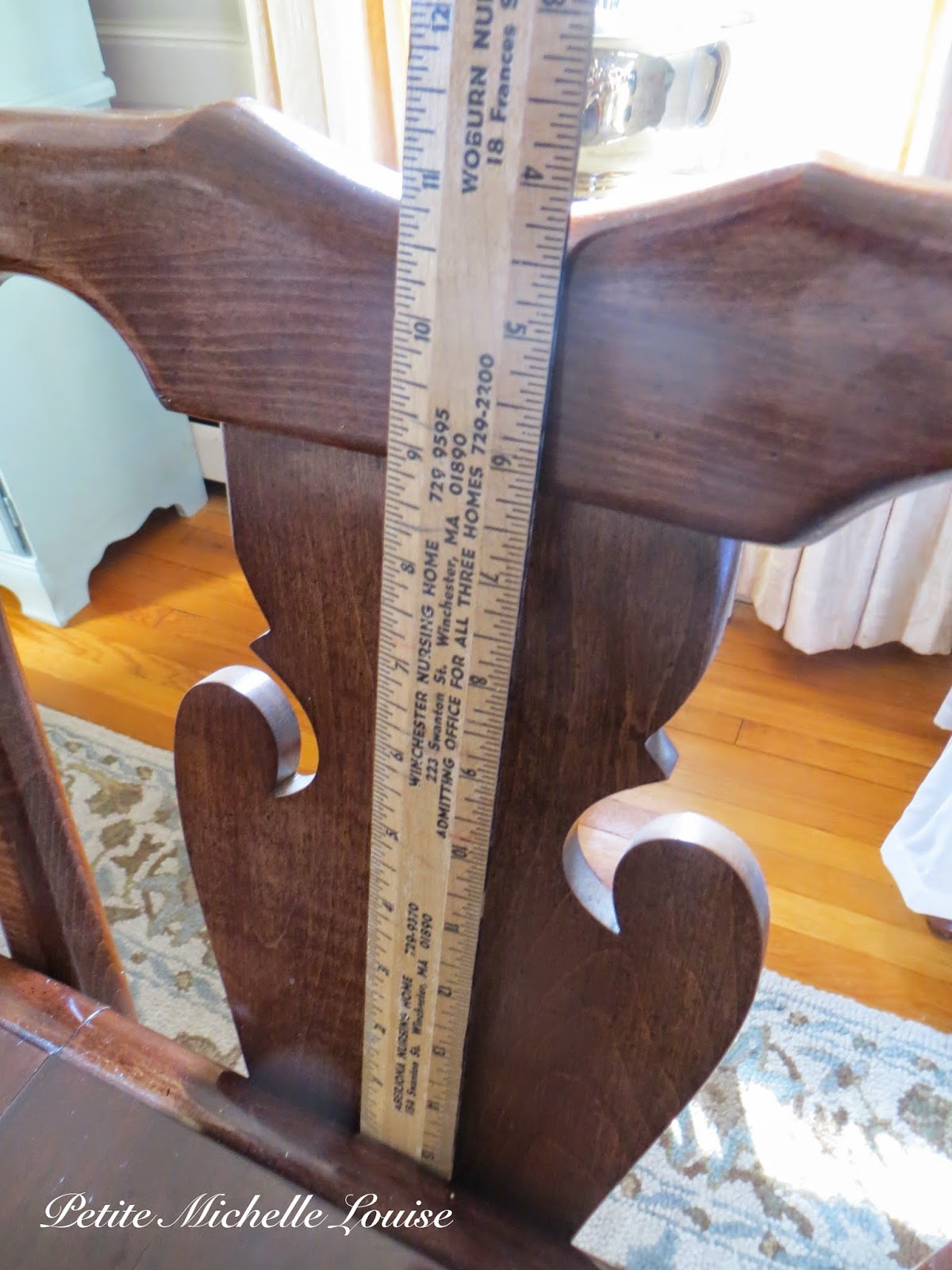 Petite Michelle Louise: DIY Dining Room Chair Back Covers...