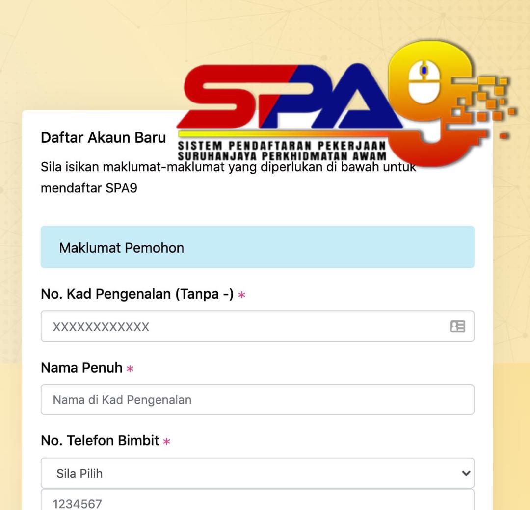 CARA MOHON KERJA KERAJAAN MENERUSI SISTEM SPA9 - Appkerja Malaysia