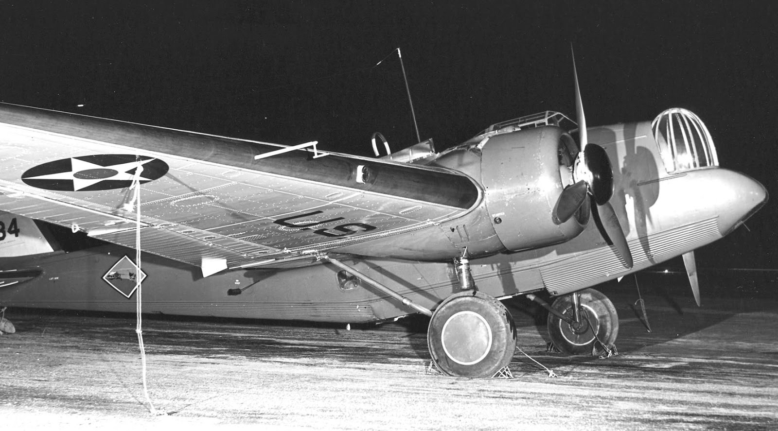 Airplanes in the skies + FAF history: Martin B-10