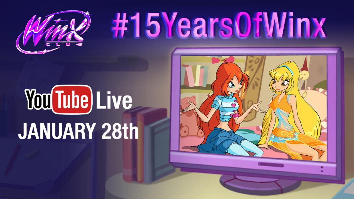 Don't miss the YouTube Live of the very first episode of Winx Club ...