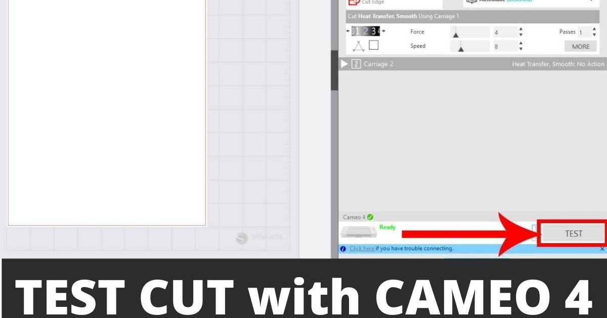 How to Do a Test Cut with Silhouette CAMEO - Silhouette School