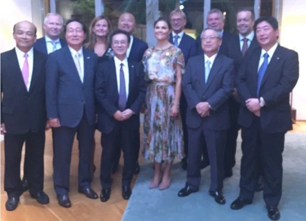 Crown Princess Victoria in Japan for Karuizawa Dialogue