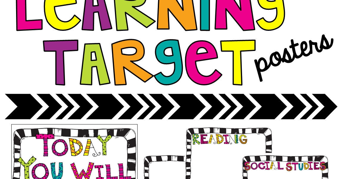 Math Learning Target Clipart