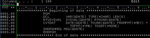 IBM i (AS400) fans only - tips and tricks to start RPGfree programming - simple examples of RPG Free