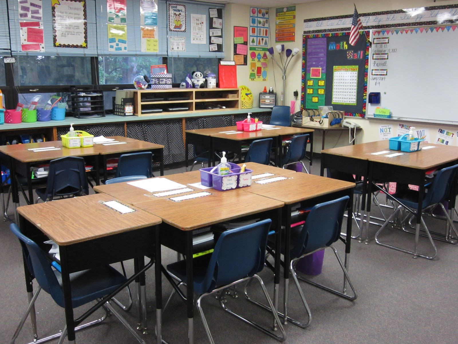 Third Grade Rock Star: Classroom Sneak Peek: Table Organization