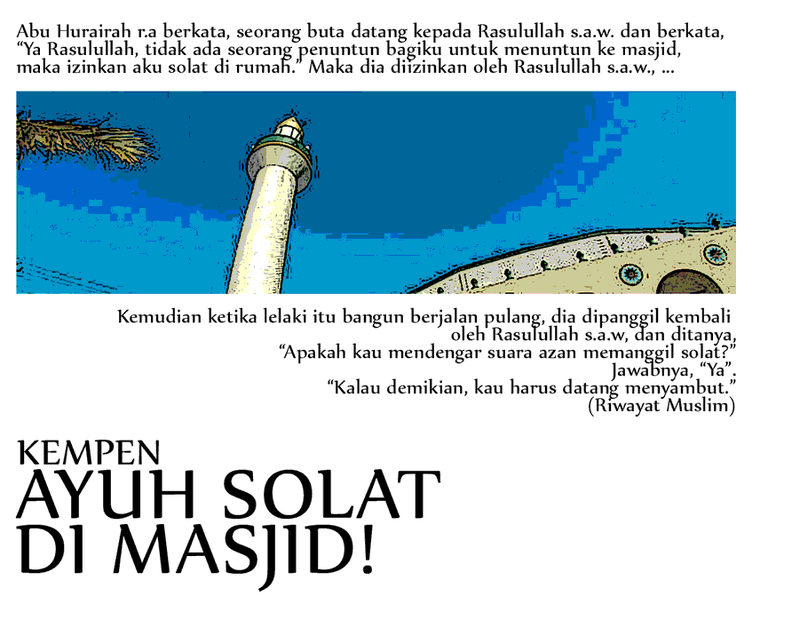 Lading EMAS: SOLAT ke MASJID jommm..