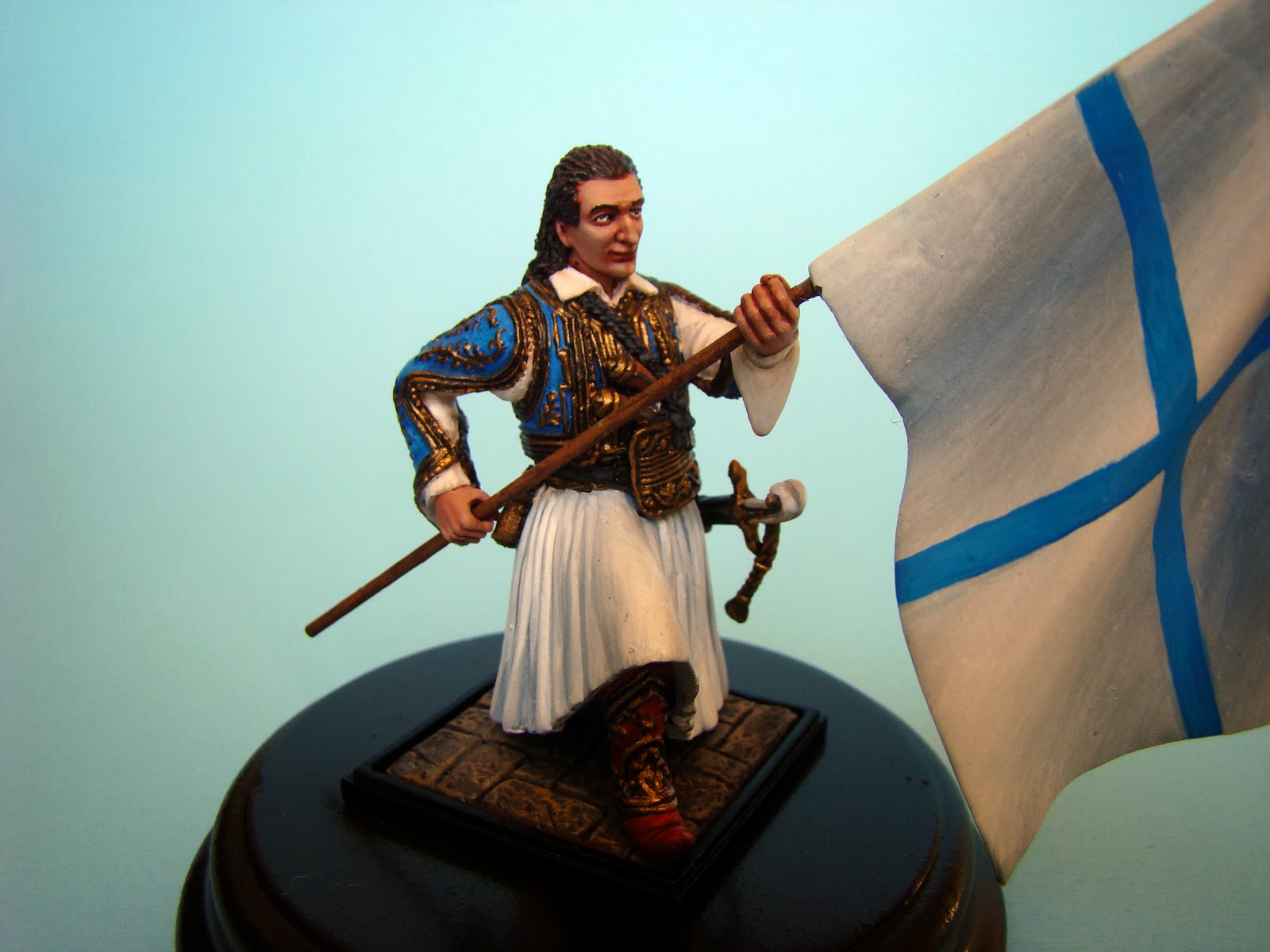 MY mini WORLD: 227. GREEK REVOLUTION 1821 – GREEK WARRIOR (KIT ...