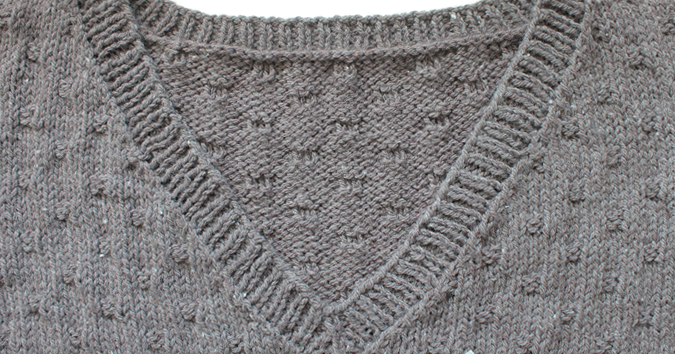 Decote em V no Tricô :: Passo a Passo | Blog-By-Day