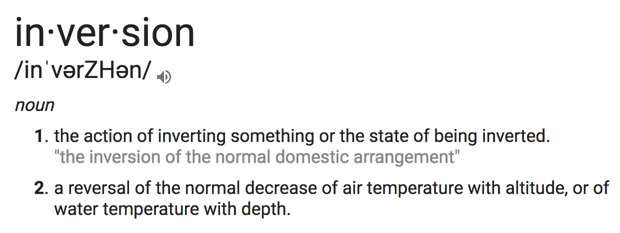 Cliff Mass Weather Blog: Inversion Truth: How Unusual Have They Been?