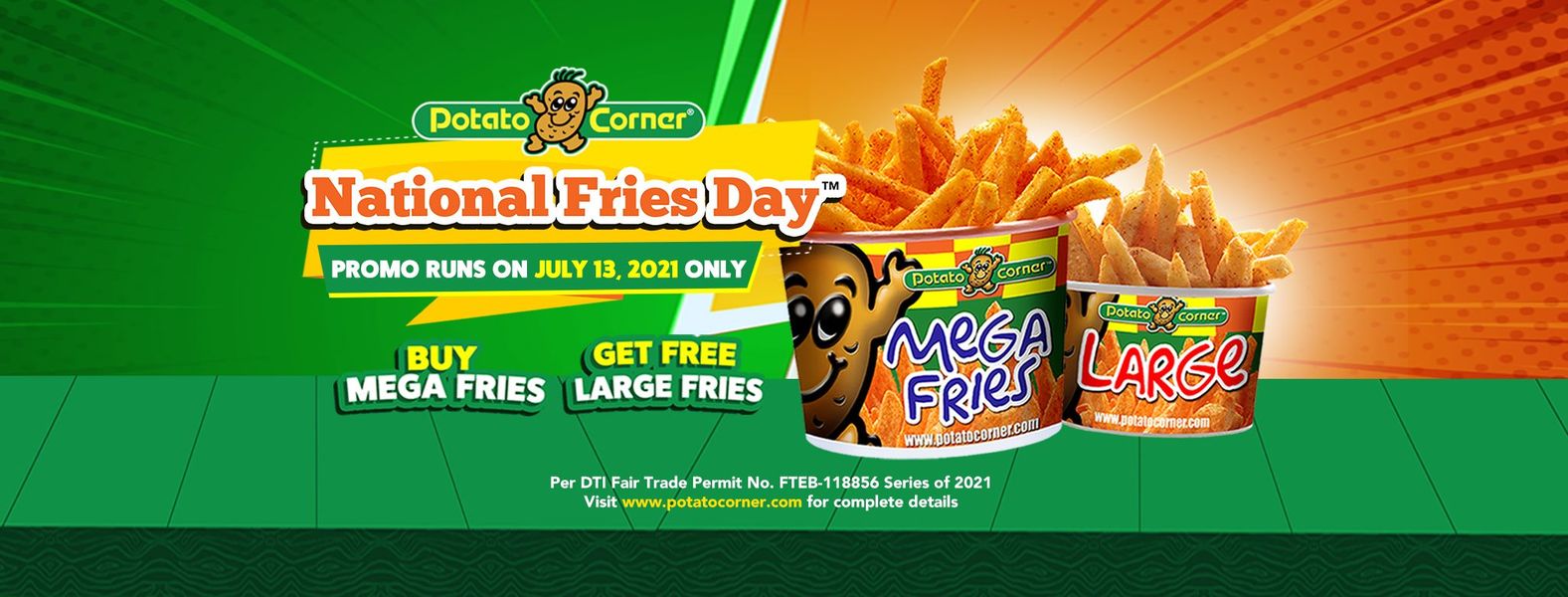 Manila Shopper: Potato Corner National Fries Day Buy1 Get1 Promo 2021