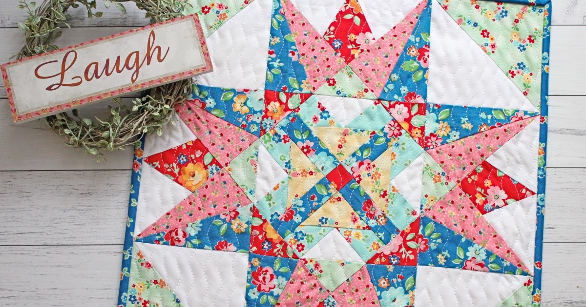 Harlequin Mini Quilt PDF Pattern - Threadbare Creations