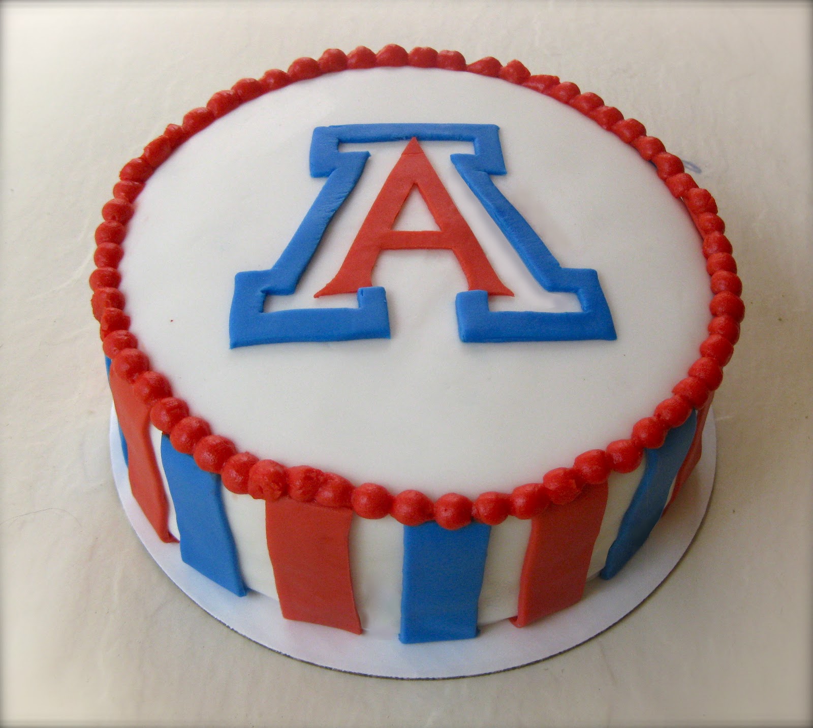 The Cake Baketress: A Simple Cheers to a University of Arizona birthday ...
