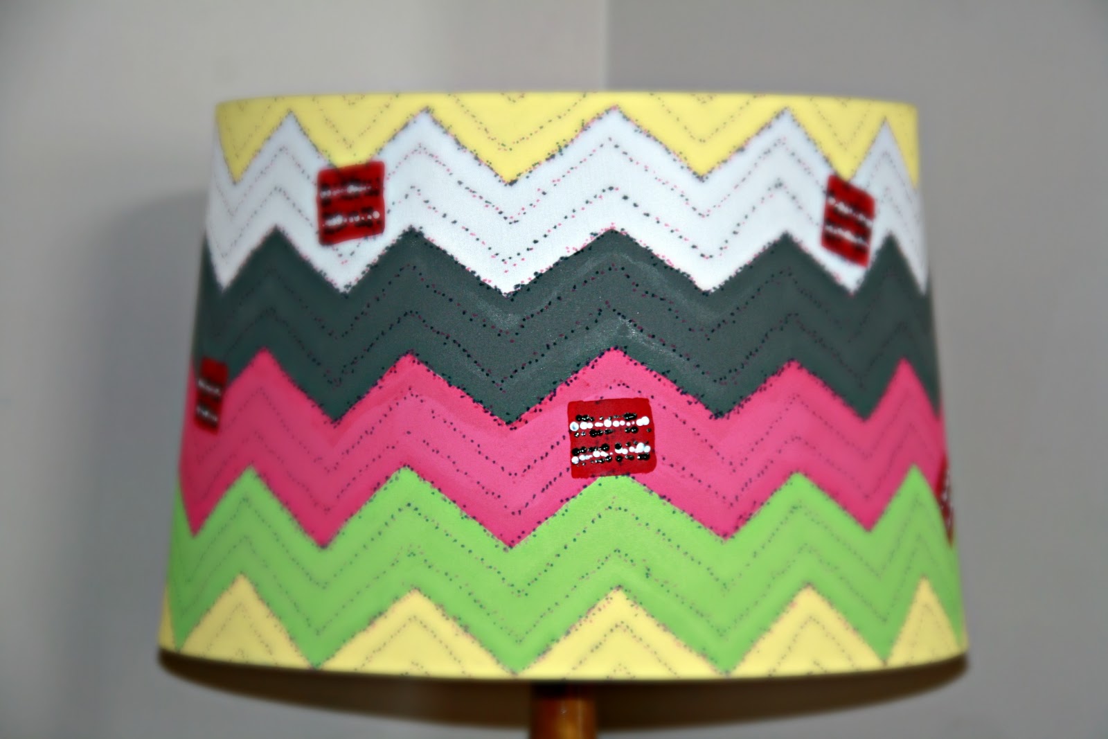 retropolitan: Hand Painted {Anthro} Inspired Lamp Shade
