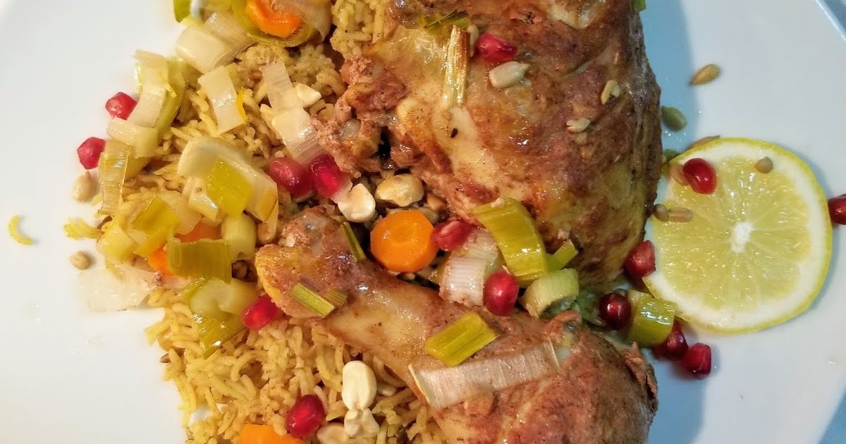 Hot and Cold Running Mom - Just my Stuff: Arabic Spiced Chicken à la Ouzi