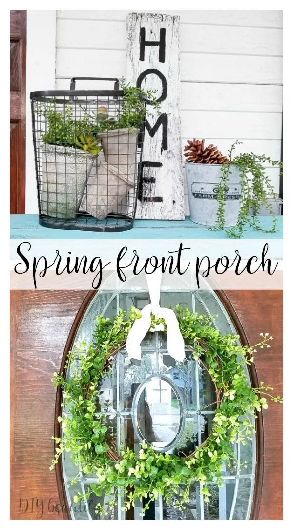 Spring on the Front Porch - DIY Beautify - Creating Beauty at Home