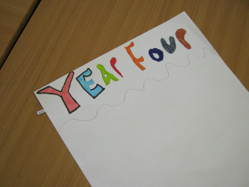 Year 4 blog: Welcome to Year 4 posters