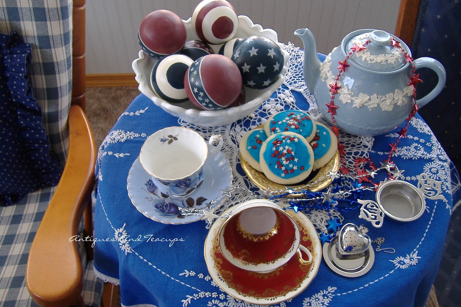 Antiques And Teacups: Tuesday Cuppa Tea - Happy 4th Of July! Antique ...