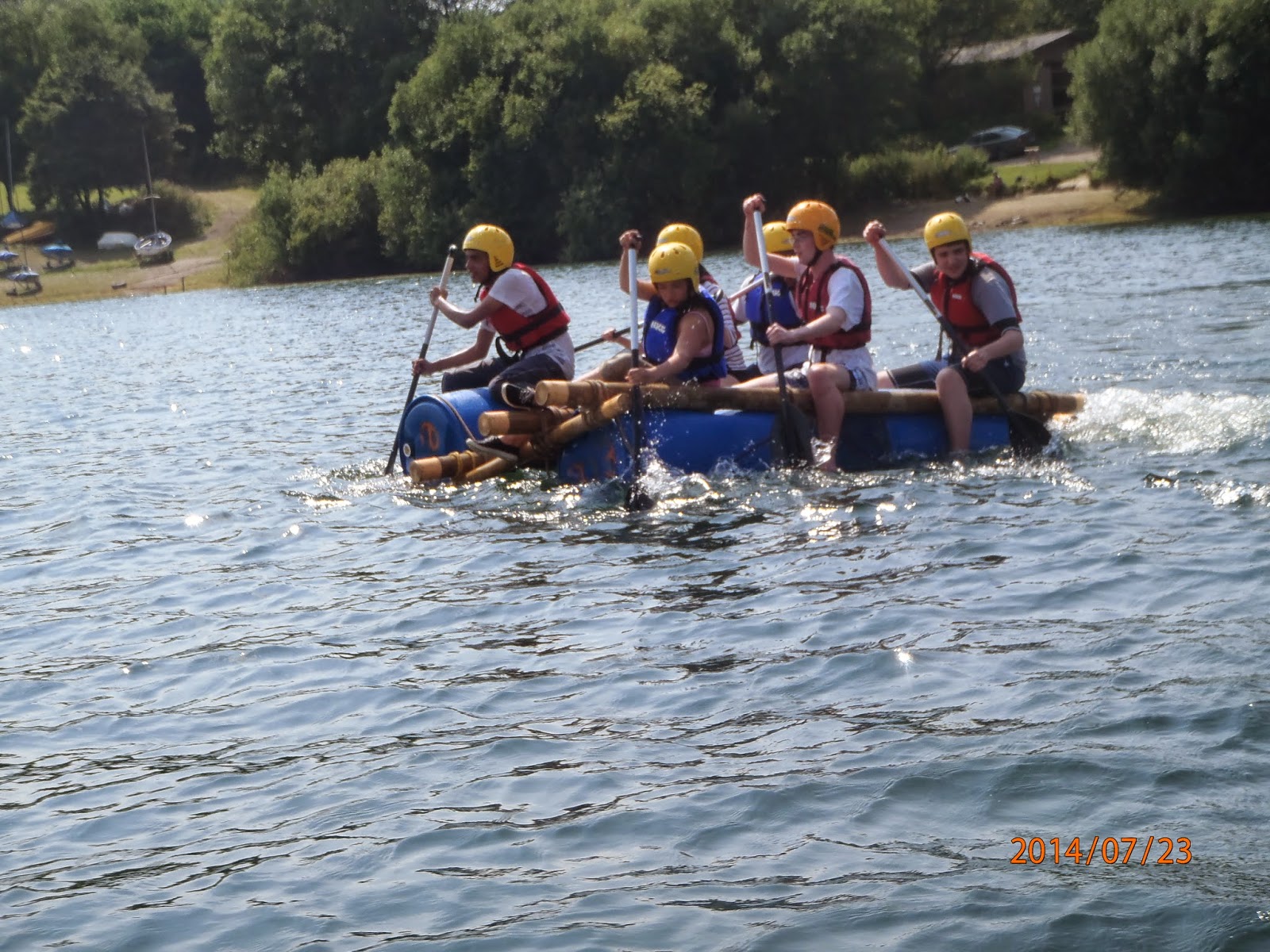 CHANNEL YOUR ADVENTURE: Kayaking and Raft Building with NCS Students