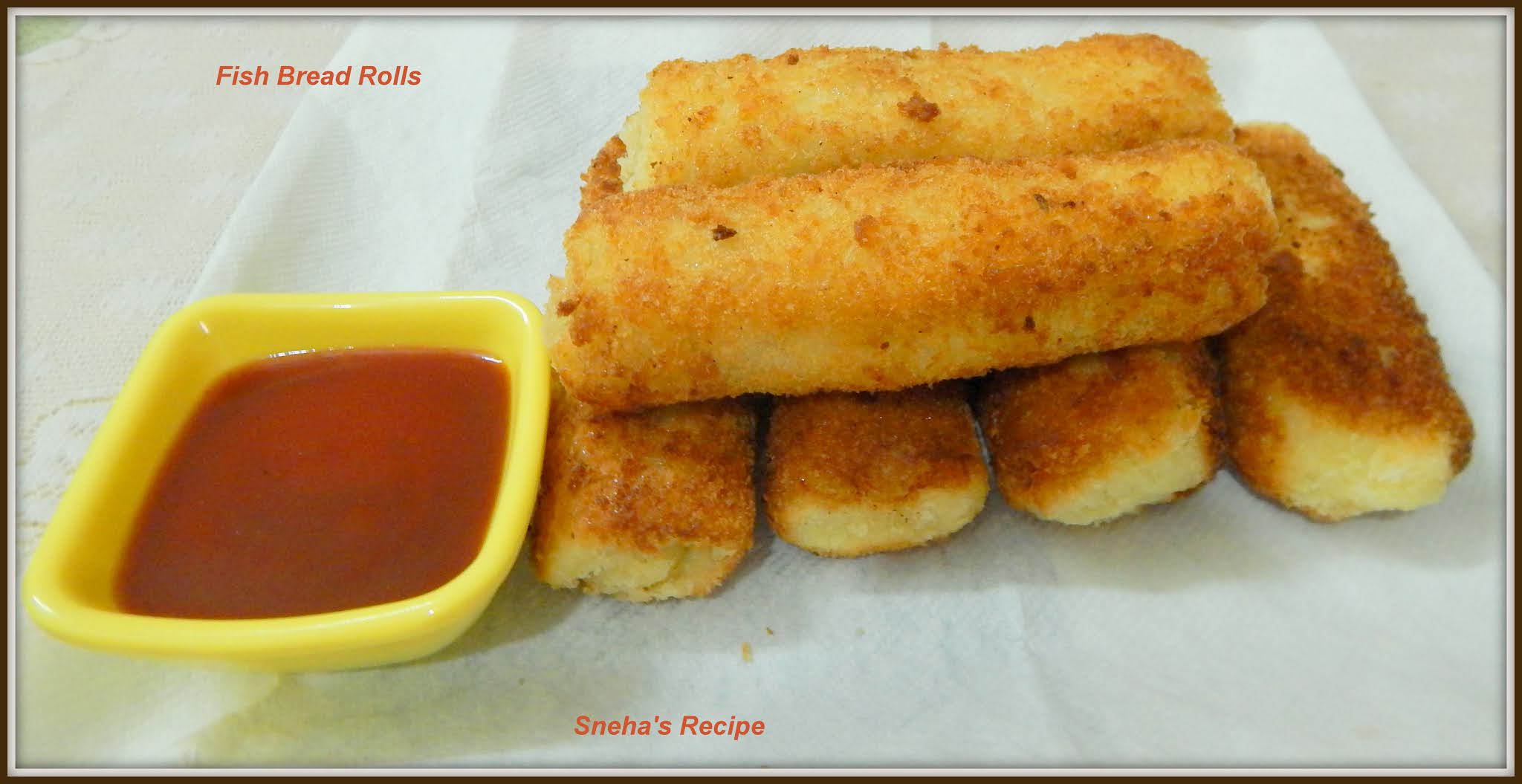 Fish Bread Rolls#FishFriday - Sneha's Recipe