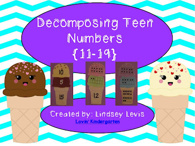 Lovin' Kindergarten With Mrs. Lindsey: Decomposing Teen Numbers
